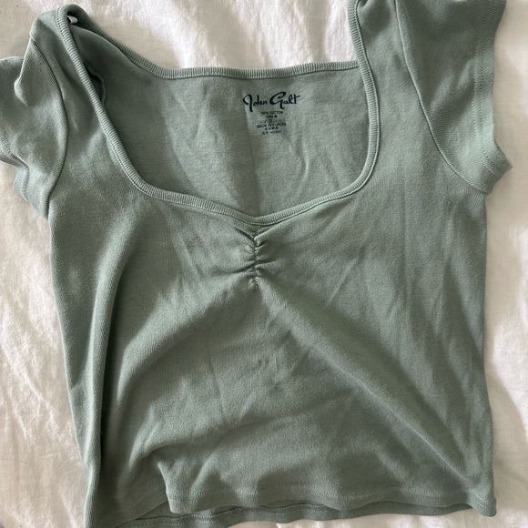 Brandy Melville | Tops | John Galt Square Neck Tee | Poshmark